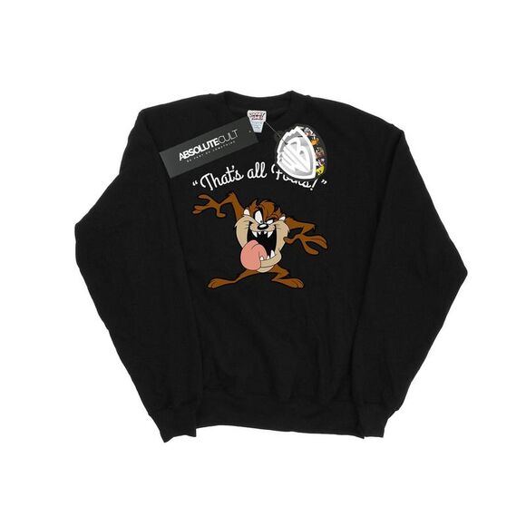 Warner Bros. | Sweaters | Looney Tunes Womensladies Thats All Folks Taz ...